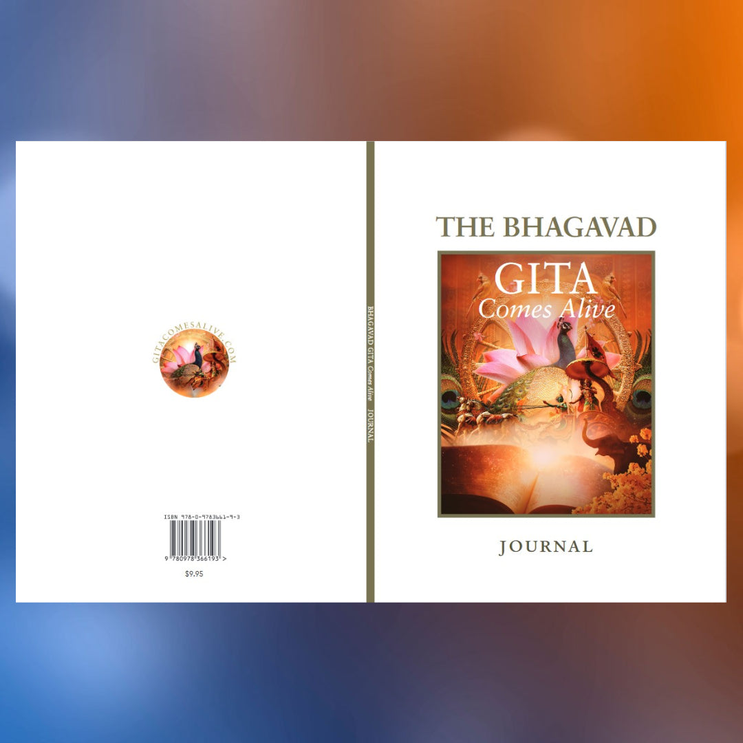 Journal with quotes from the Bhagavad Gita Comes Alive– The Bhagavad ...